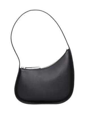 THE ROW Half Moon Shoulder Bag - Black