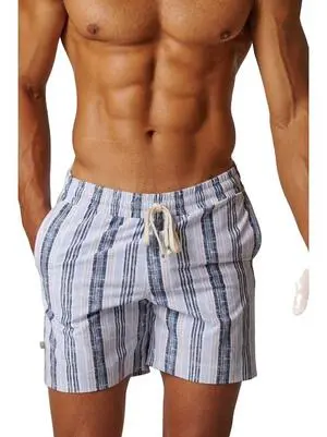 LEISURE LAB Hamptons Swim Trunk - Shoreline