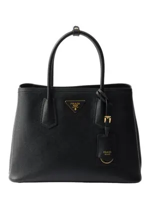 Prada Saffiano Leather Medium Bag - Black