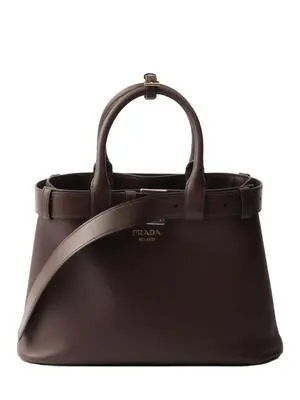 Prada Buckle Small Leather Handbag - Briarwood