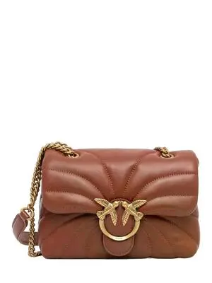 Pinko Love Puff Cross Body Bag - Brown