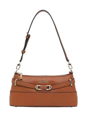 Guess Silvye Shoulder Bag - Brown