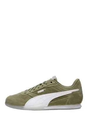 PUMA Bella Donna Suede Sneakers Lux Army- White- Gold