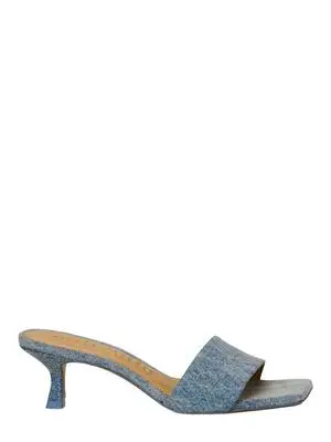 Cult Gaia Ada Slide Sandals - Denim