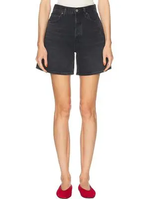 AGOLDE Dame High Rise Baggy Short - Hitch