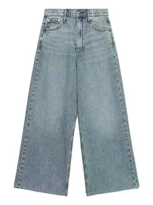 RAG & BONE Rag & Bone Wide-Leg Cropped Jeans