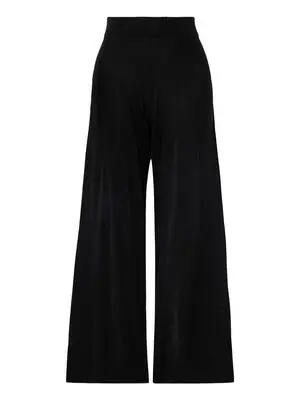 TOTÊME Knitted Wide-Leg Silk Pants