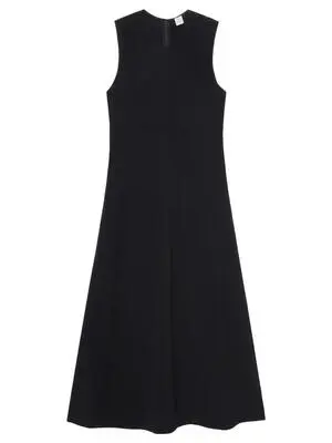 TOTEME Sleeveless Flared Hem Dress - Black