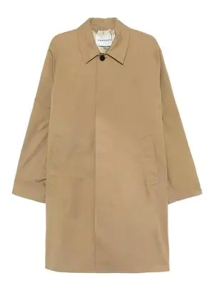 AMARANTO Amaranto Twill Trench Coat