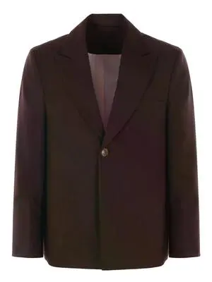 Séfr Single-breasted Blazer - Brown