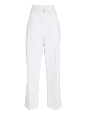 Victoria Beckham Straight-leg Pants - White