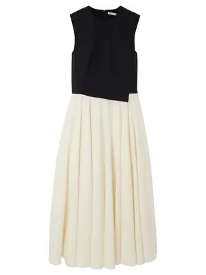 EMILIA WICKSTEAD Federica Asymmetric Midi Dress - Ivory