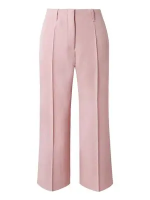 Dries Van Noten Cropped Straight-leg Pants - Pink