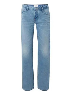ST. AGNI Outland Denim 90s Low-rise Straight-leg Organic Jeans - Blue