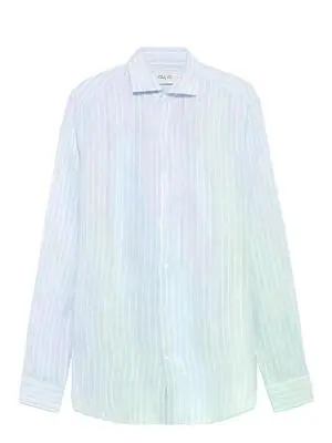 D4.0 Striped Shirt - Blue