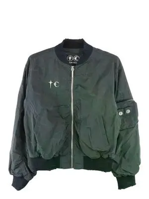 THUG CLUB Charlie Bomber Jacket - Grey