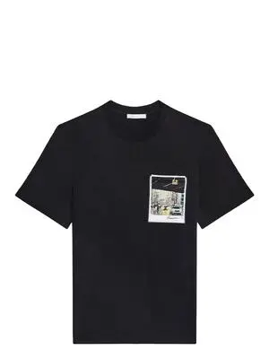 Helmut Lang New York Overpass Postcard T-shirt - Black