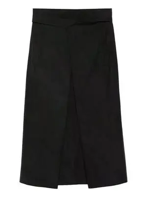 You Must Create George Midi Skirt - Black