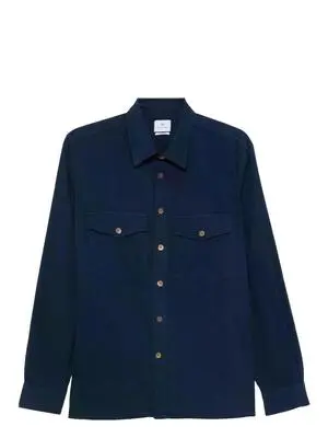 Paul Smith Stretch-cotton Seersucker Shirt - Blue