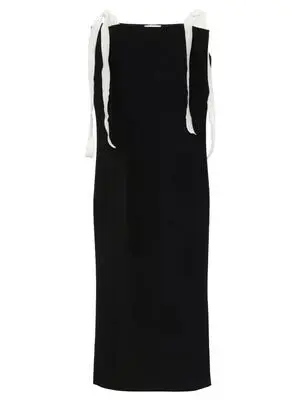 THE ROW Giuliessa Midi Dress - Black