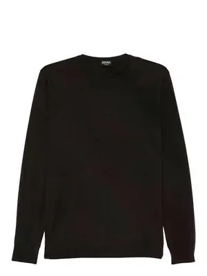 Zegna Fine-knit Sweater - Brown