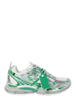 Off-White Off-White "Be Right Backin" Sneakers Silver/turquoise