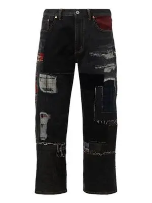 Junya Watanabe X Levi's® Patchwork Wide-leg Jeans - Multicoloured