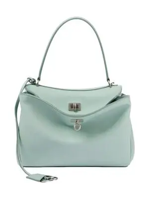 Balenciaga Rodeo Small Leather Tote Bag - Green