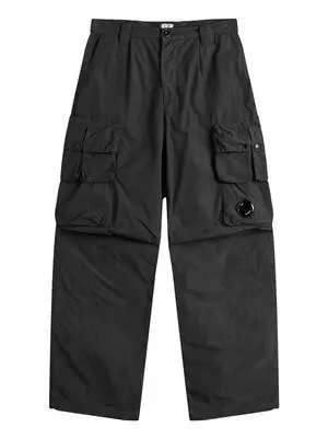 C.P. COMPANY Flatt Nylon Multipocket Cargo Pants - Black