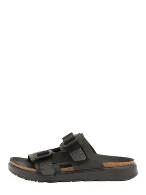 BIRKENSTOCK Shinjuku 2st Lea/tex Sandals - Black