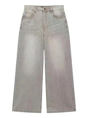 TOUT A COUP Wide-leg Jeans - Grey