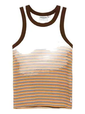 CHOCOOLATE CHOCOOLATE Striped Tank Top