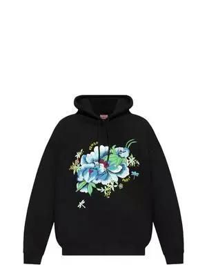 Kenzo Cotton Hoodie - Black