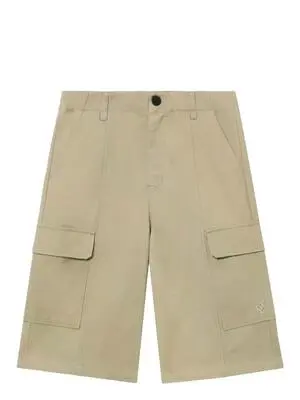 TOUT A COUP Cotton Cargo Shorts - Neutrals