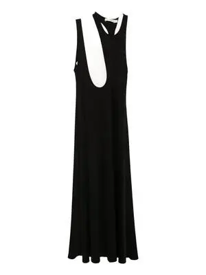 Christopher Esber Swept Gemini Tank Dress - Black