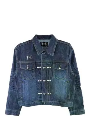 THUG CLUB Naval Warfare Denim Jacket - Blue