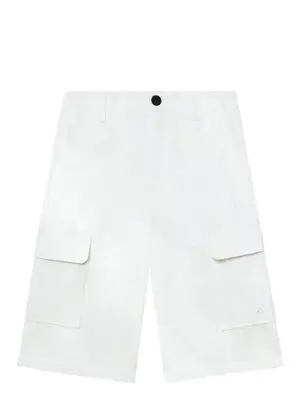 TOUT A COUP Cotton Cargo Shorts - White