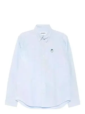 CHOCOOLATE Logo-patch Shirt - Blue