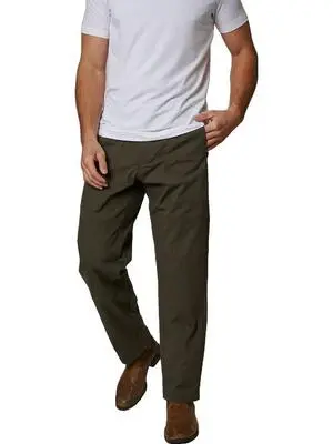 LEISURE LAB LEISURE LAB Cotton Ripstop Pants Evergaldes
