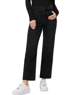 Hudson Jeans Remi High-rise Straight Ankle Jean - Fade To Black