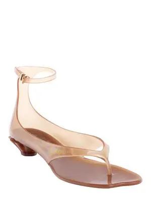 Chloé Jelly Ankle Strap Sandal - Sunny Brown