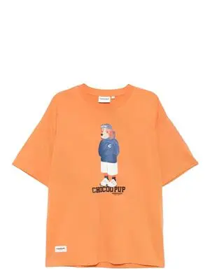 CHOCOOLATE Graphic-print T-shirt - Orange