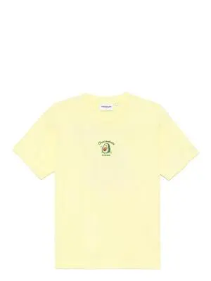 CHOCOOLATE Logo-embroidered T-shirt - Yellow