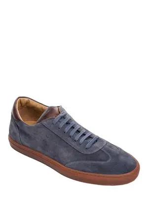 To Boot New York Brio Suede Low Top Sneakers - Steel Blue