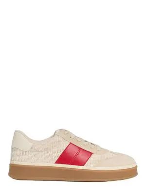 REISS Lizzie Woven Low-top Trainers - Neutral