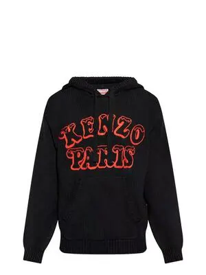 Kenzo Logo Hoodie - Black