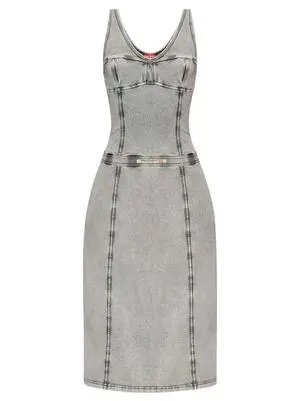 DIESEL® D-inny Denim Dress - Grey