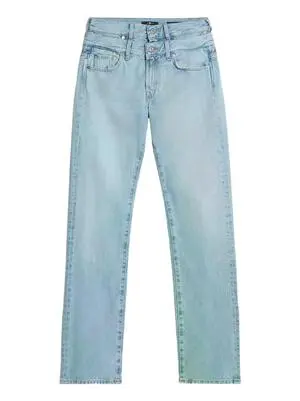 7 For All Mankind Tess Straight Jeans - Blue