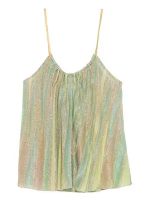 FORTE_FORTE Lurex Top - Green