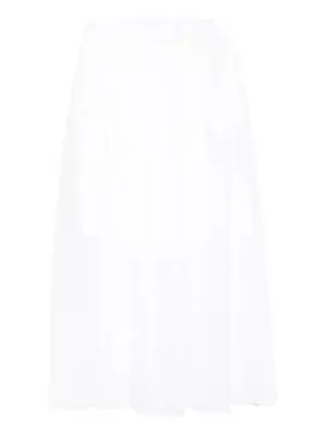 IRIS VON ARNIM Iris Von Arnim Linen Midi Skirt